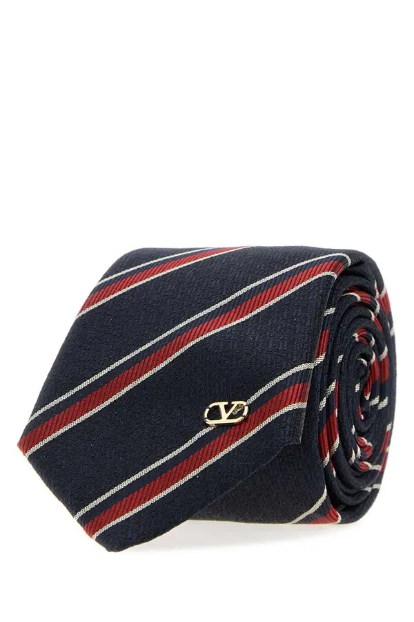 Valentino Garavani 6 Cm Embroidered Jacquard Silk Tie
