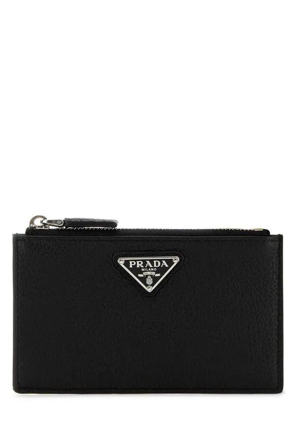 Prada Leather Mini Card Holder