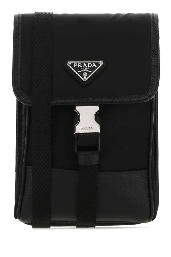 Prada Re-nylon Phone Case With Adjustable Shoulder Strap