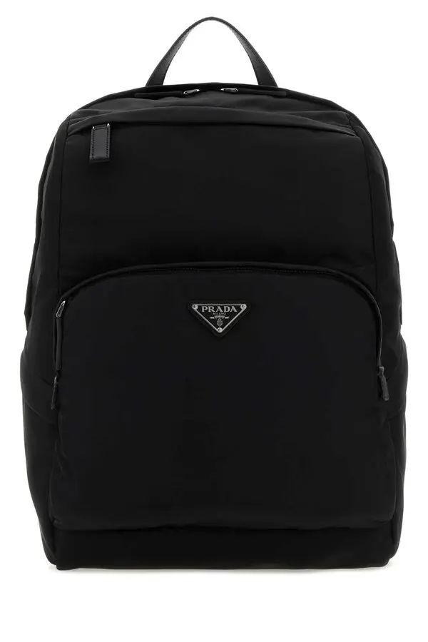 Prada Re-nylon & Leather Backpack For