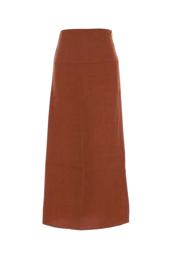 Le Kasha Linen Maxi Skirt