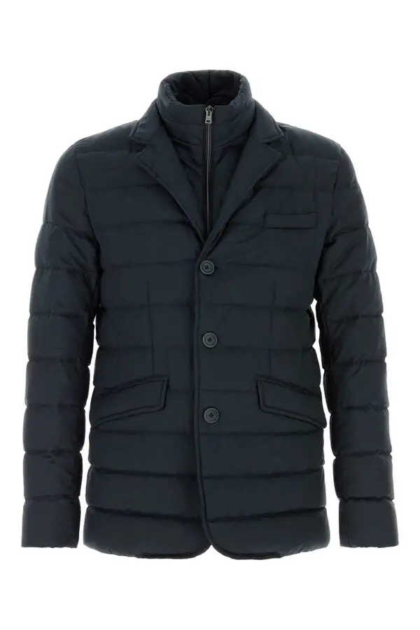 Herno Polyester Down Jacket With Feather-down Padding For