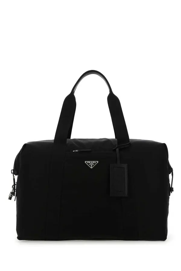 Prada Recycled Nylon Travel Handbag For