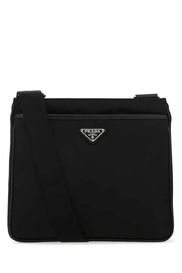 Prada Re-nylon Crossbody Handbag - Black