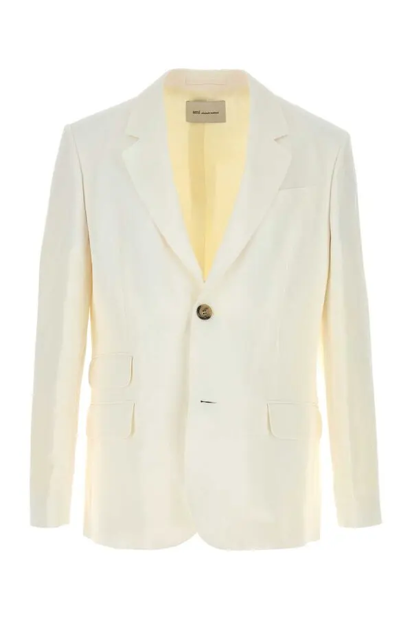 AMI Paris Viscose-linen Blazer