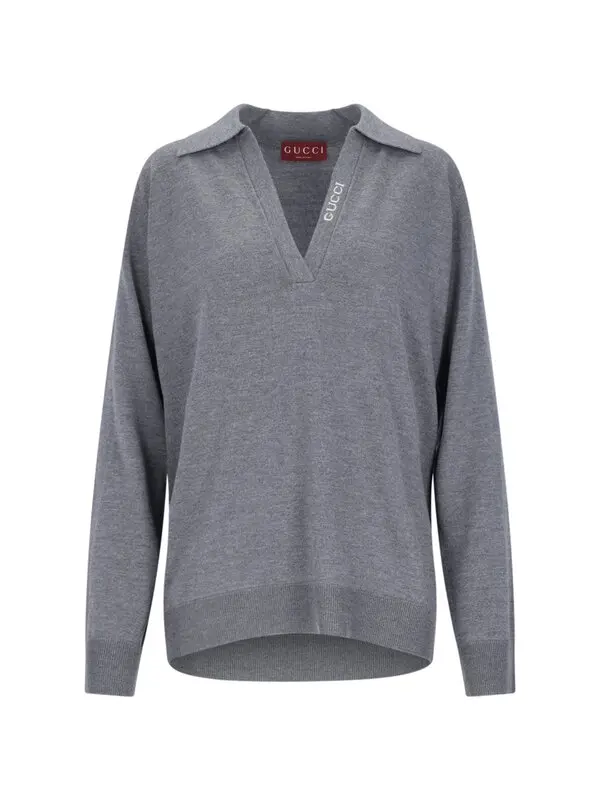 Gucci 100% Wool Sweater - Grey
