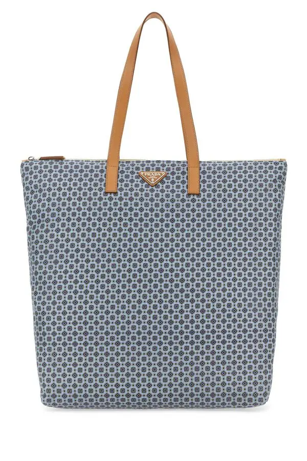 Prada Re-nylon Shopping Handbag 46 Cm Width, 41 Cm Height, 16 Cm Depth