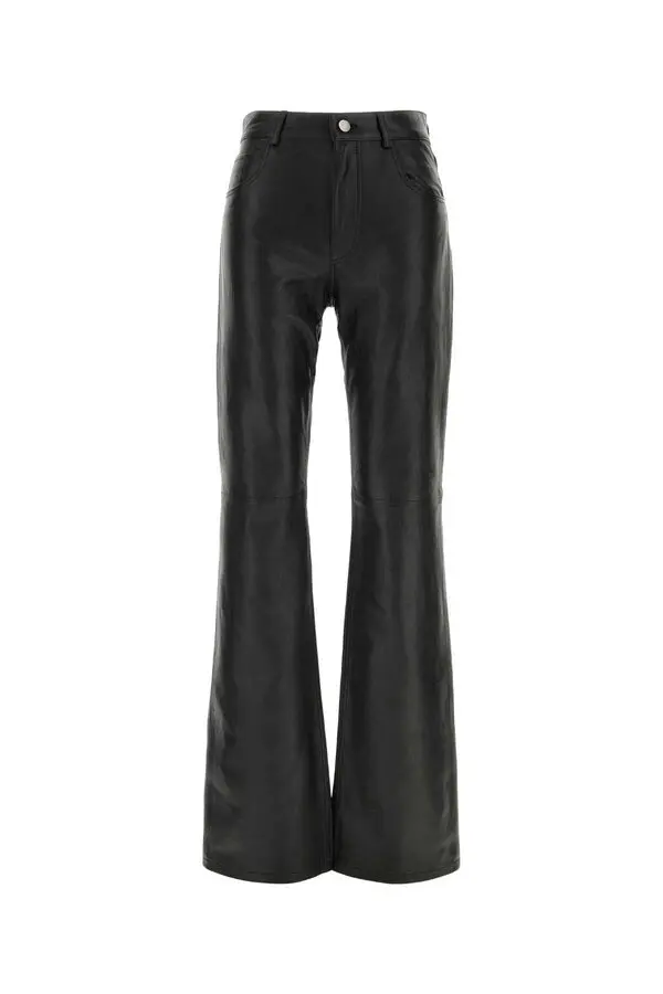 HAIKURE Leather Flared Trousers