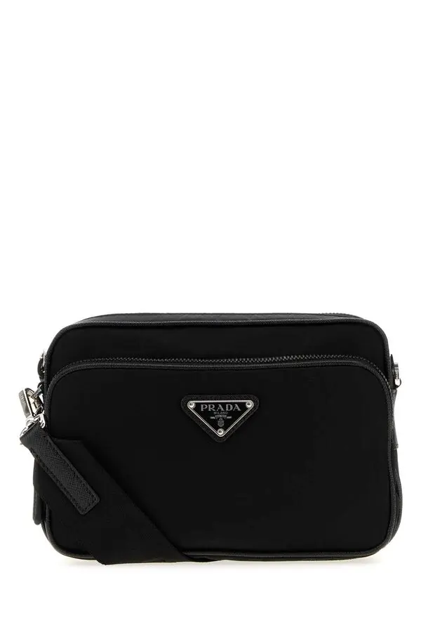 Prada Re-nylon Crossbody Handbag With Silver-tone Hardware