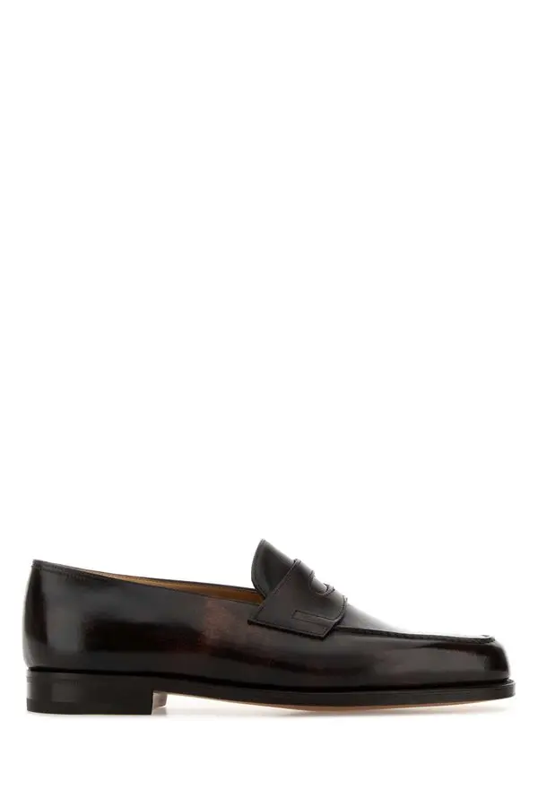 John Lobb Lopez Leather Loafers