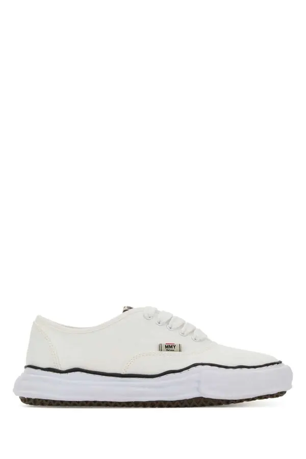 Mihara Yasuhiro Canvas Baker Sneakers - White