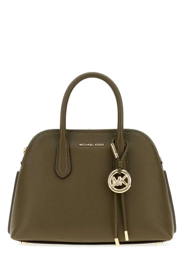 Michael Kors Freddie Mini Leather Handbag With Gold Hardware
