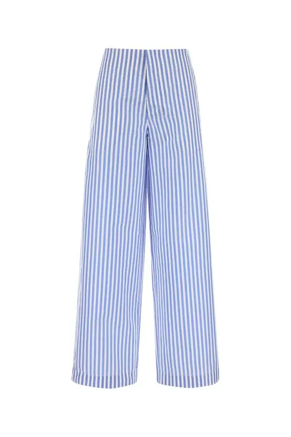 Philosophy Di Lorenzo Serafini Embroidered Poplin Pants - Stripped