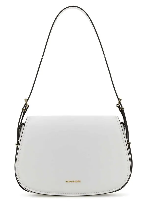 Michael Kors Moore Mini Shoulder Handbag In Leather With Gold Hardware
