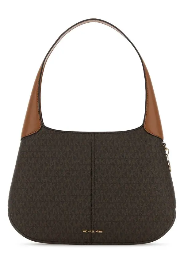 Michael Kors Canvas Alice Shoulder Handbag 35 Cm Width, 24 Cm Height, 6 Cm Depth, 23 Cm Handle