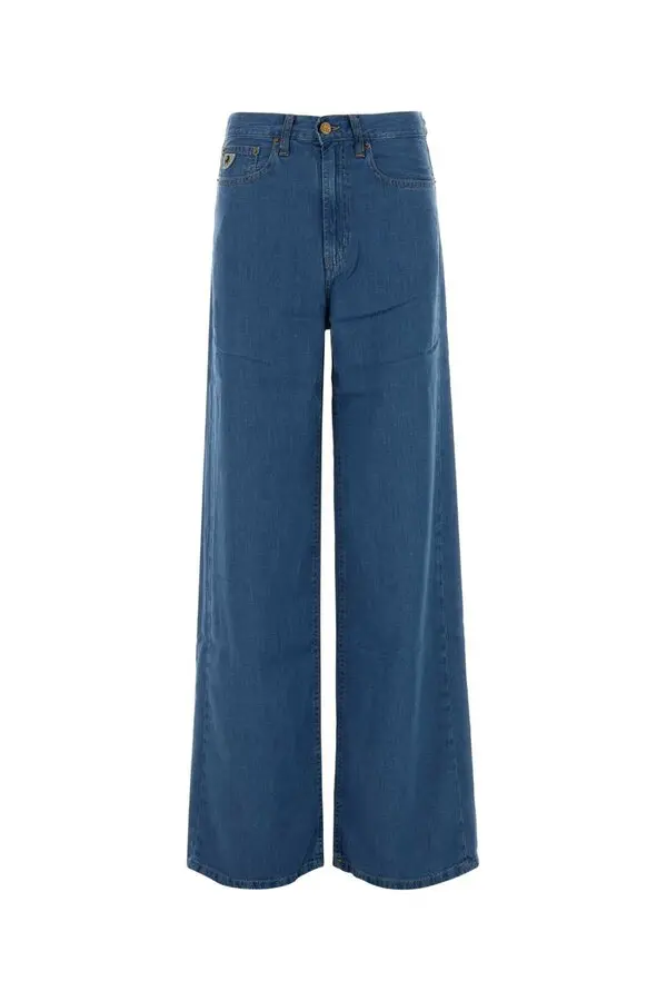 LOIS Denim Wide-leg Jeans In Lyocell-linen Blend