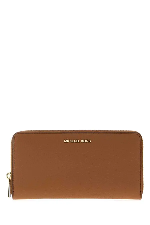 Michael Kors Michael Jet Set Leather Wallet - Camel