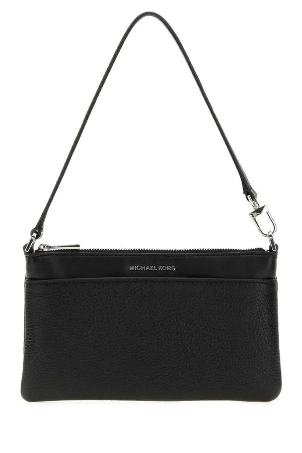 Michael Kors Jet Set Medium Leather Handbag - Black