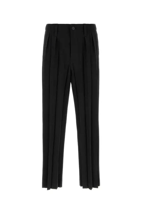 Issey Miyake Homme Plissé Pleated Polyester Trousers