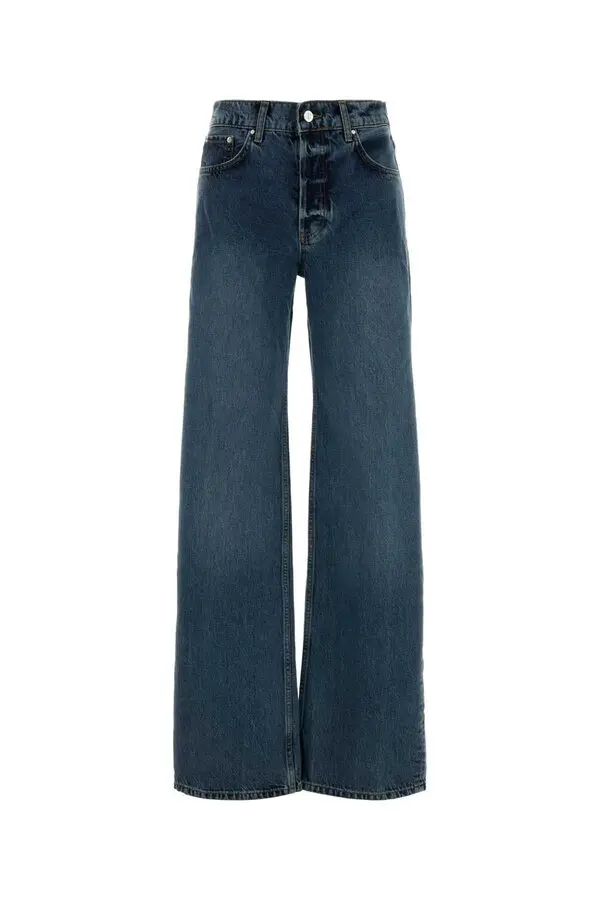 ANINE BING Denim Wide-leg Jeans