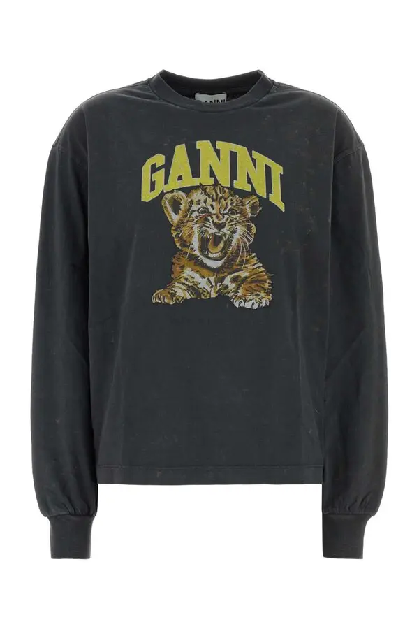 GANNI Oversized Graphic T-shirt