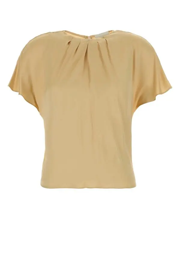 Isabel Marant Étoile Sakine Satin Top - Yellow