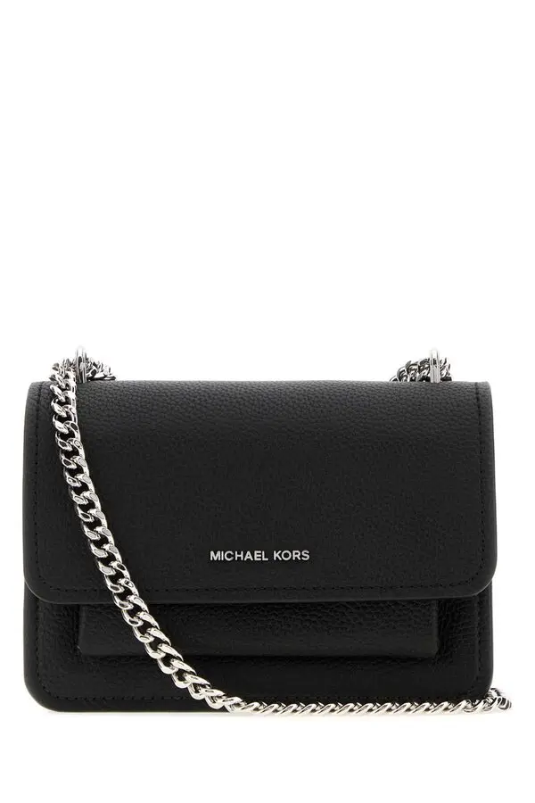 Michael Kors Mini Claire Leather Shoulder Handbag With Crossbody Strap