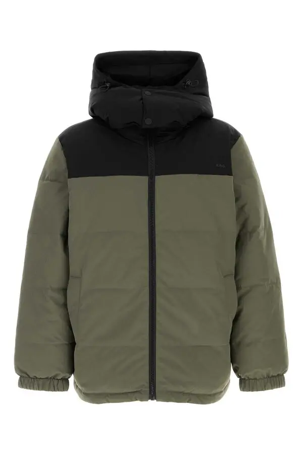 A.p.c. Reversible Padded Jacket - Green