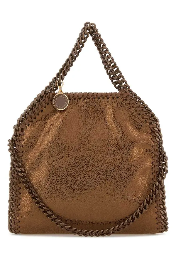 Stella McCartney Shaggy Deer Mini Falabella Handbag - Metallic