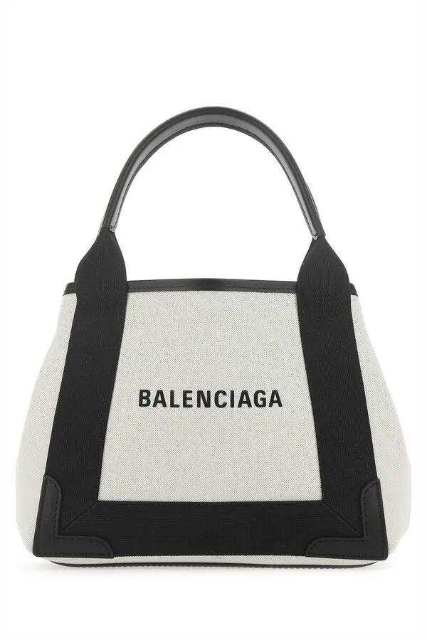 Balenciaga Two-tone Canvas Small Cobas Handbag - Multicoloured