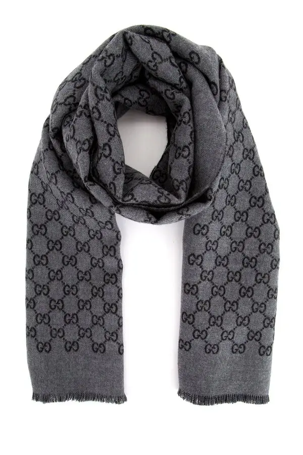 Gucci Wool Foulard-style Scarf