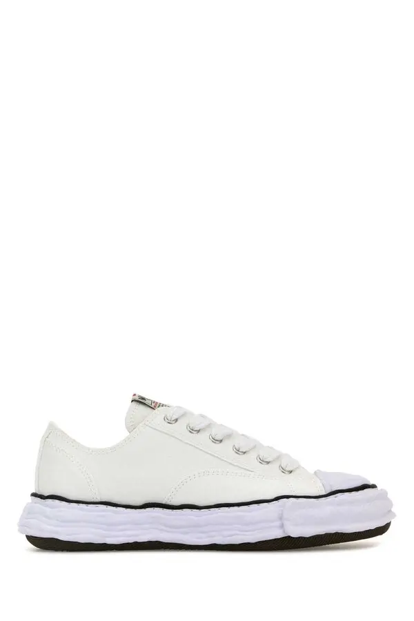Mihara Yasuhiro Low Top Canvas Sneakers - White
