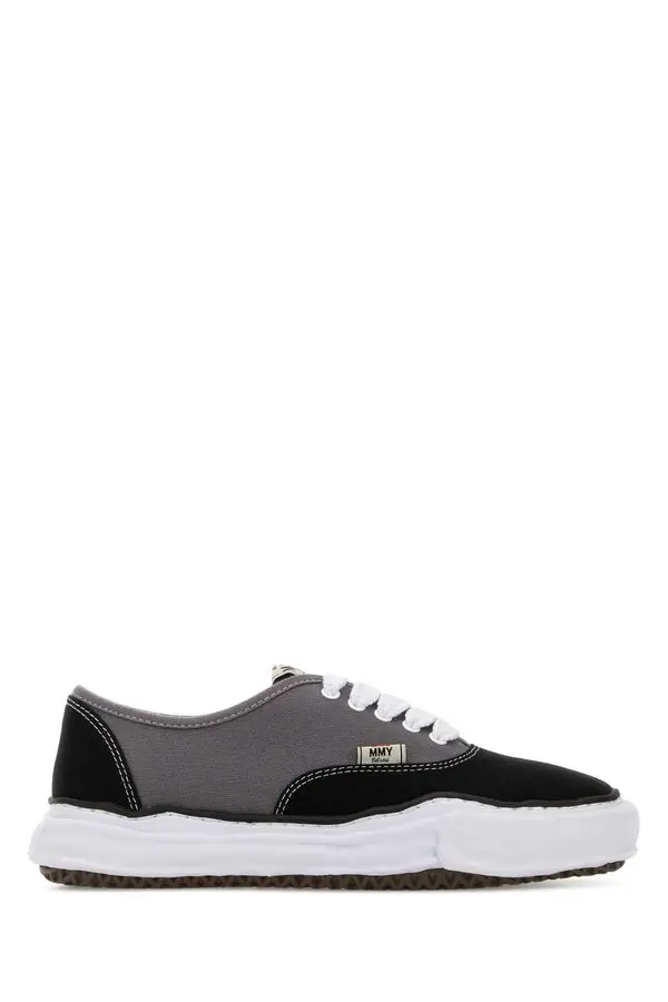 Mihara Yasuhiro Two-tone Canvas Lace-up Sneakers - Multicoloured