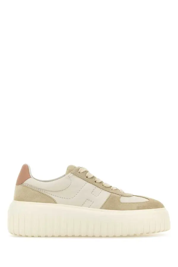 Hogan H Stripes Leather & Suede Sneaker - Multicoloured