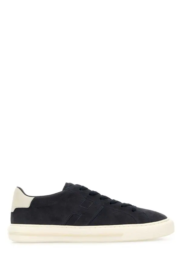 Hogan Suede Lace-up Sneakers - Blue