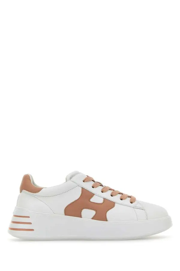 Hogan Nappa Leather Rebel Style Sneaker - White