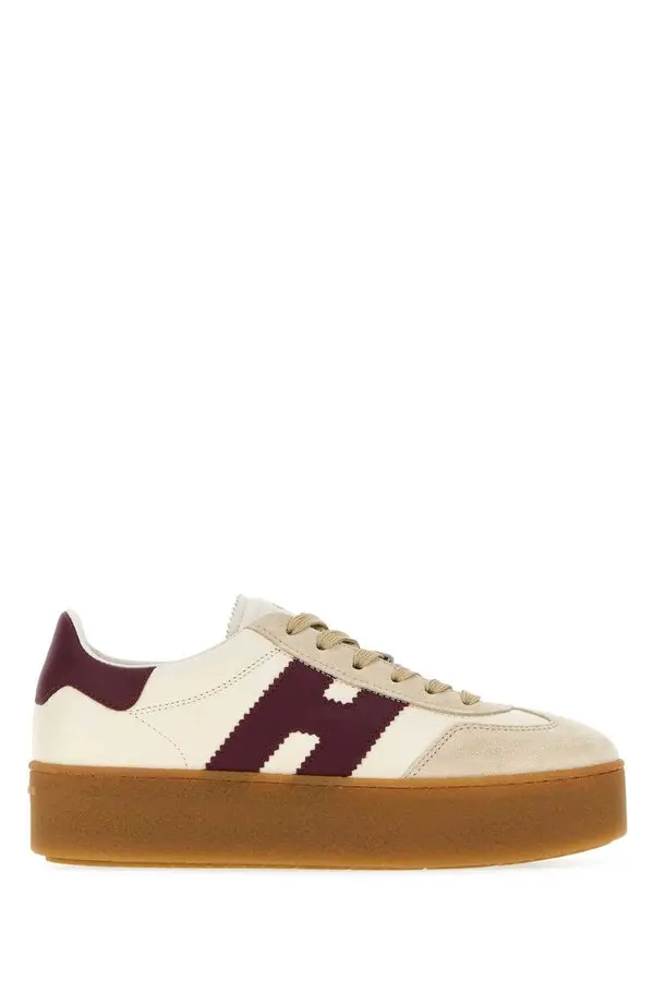 Hogan Two-tone Leather And Suede Sneaker For - Multicoloured