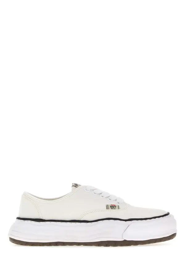 Mihara Yasuhiro Canvas Low Top Sneakers - White