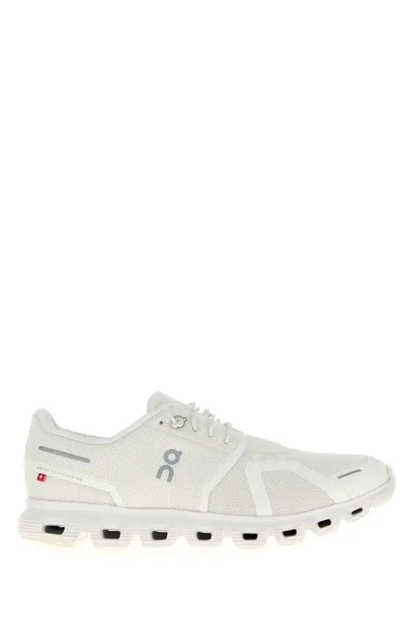 On Cloud 6 Lace-up Sneakers - White