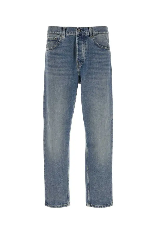 Carhartt Work In Progress Newel Pant In Organic Cotton Denim
