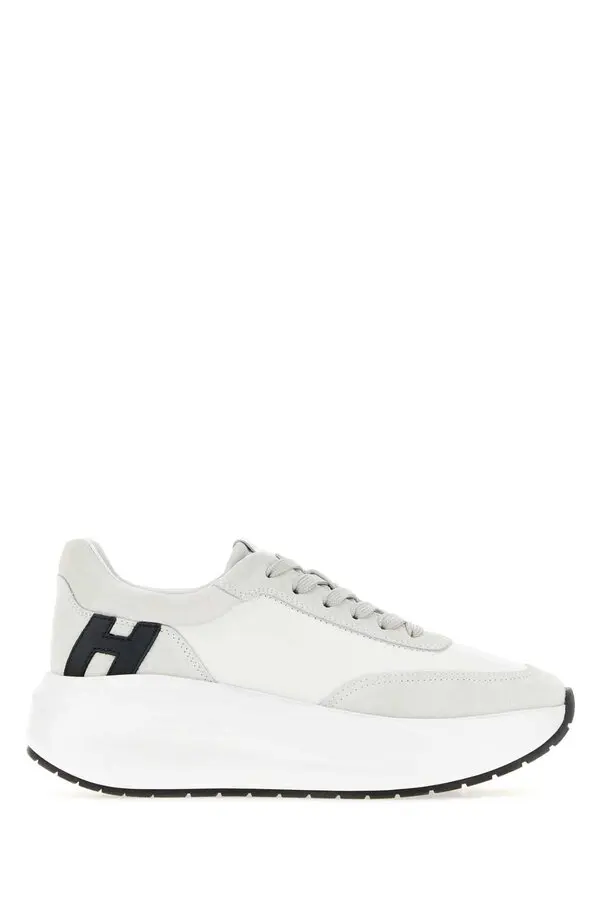 Hogan Maxi I Active Sneaker In Leather & Suede - Multicoloured