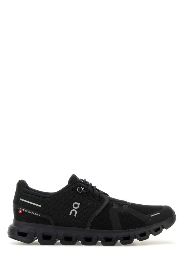 On Cloud Mesh Lace-up Sneakers - Black