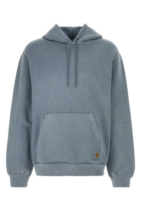 Carhartt Work In Progress Carhartt Torion Hooded Cotton Sweatshirt - Light Blue