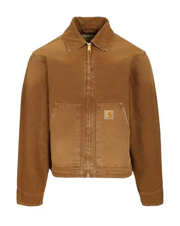 Carhartt Work In Progress Canvas Zip Jacket - Hamilton Brown