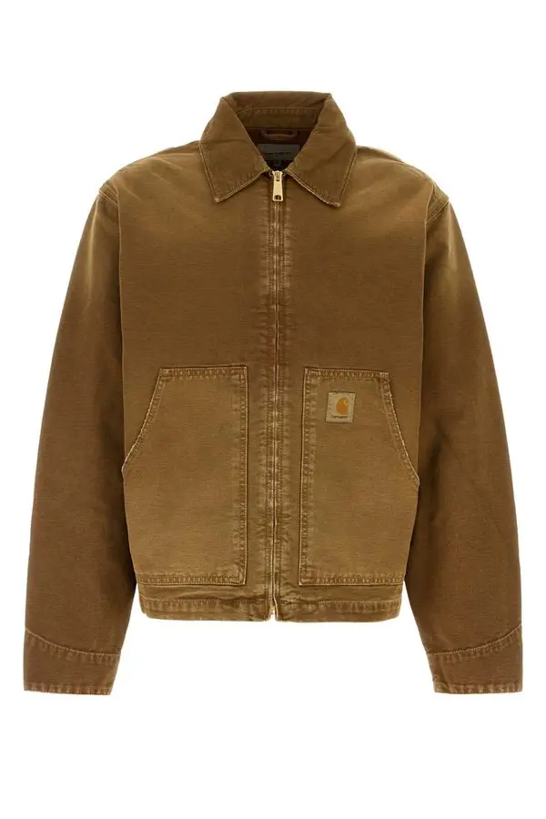 Carhartt Work In Progress Organic Cotton Denim Arcan Jacket - Camel