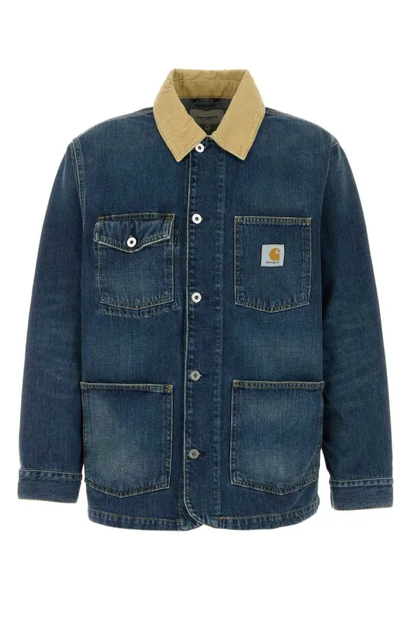 Carhartt Work In Progress Carpenter-style Denim Chore Jacket