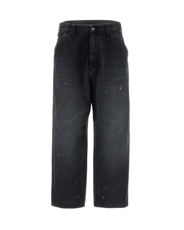 Carhartt Work In Progress Paint-splatter Wide-leg Jeans