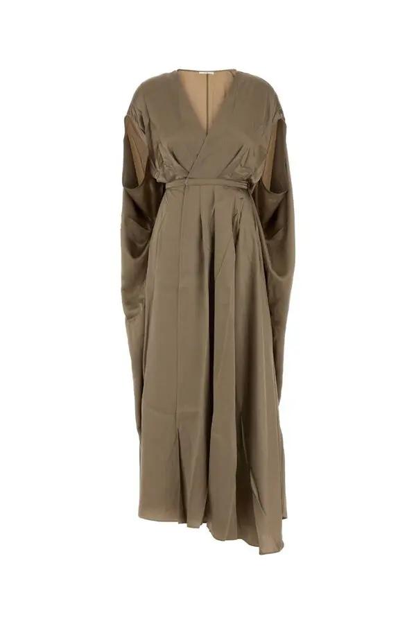 Co Cappuccino Silk Mini Dress