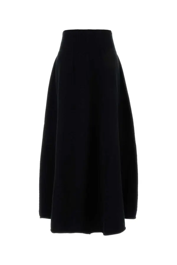 Extreme Cashmere Stretch Cashmere Blend Midi Skirt