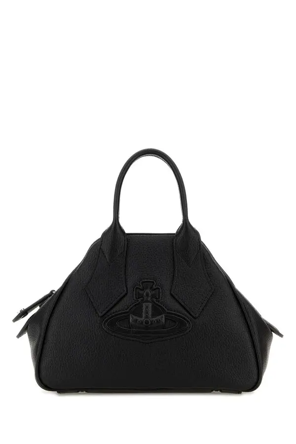 VIVIENNE WESTWOOD Leather Small Yasmine Mini Handbag - Black